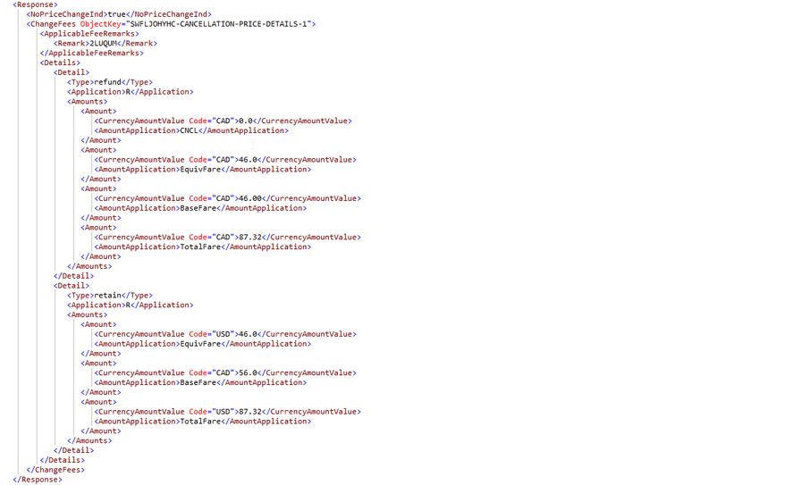 API Documentation | Air Canada NDC