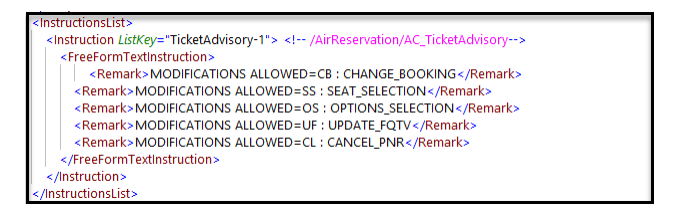 Air Canada NDC